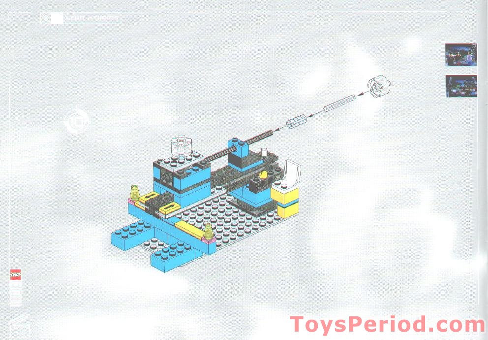 LEGO 1351 Movie Backdrop Studio Instructions and Parts List