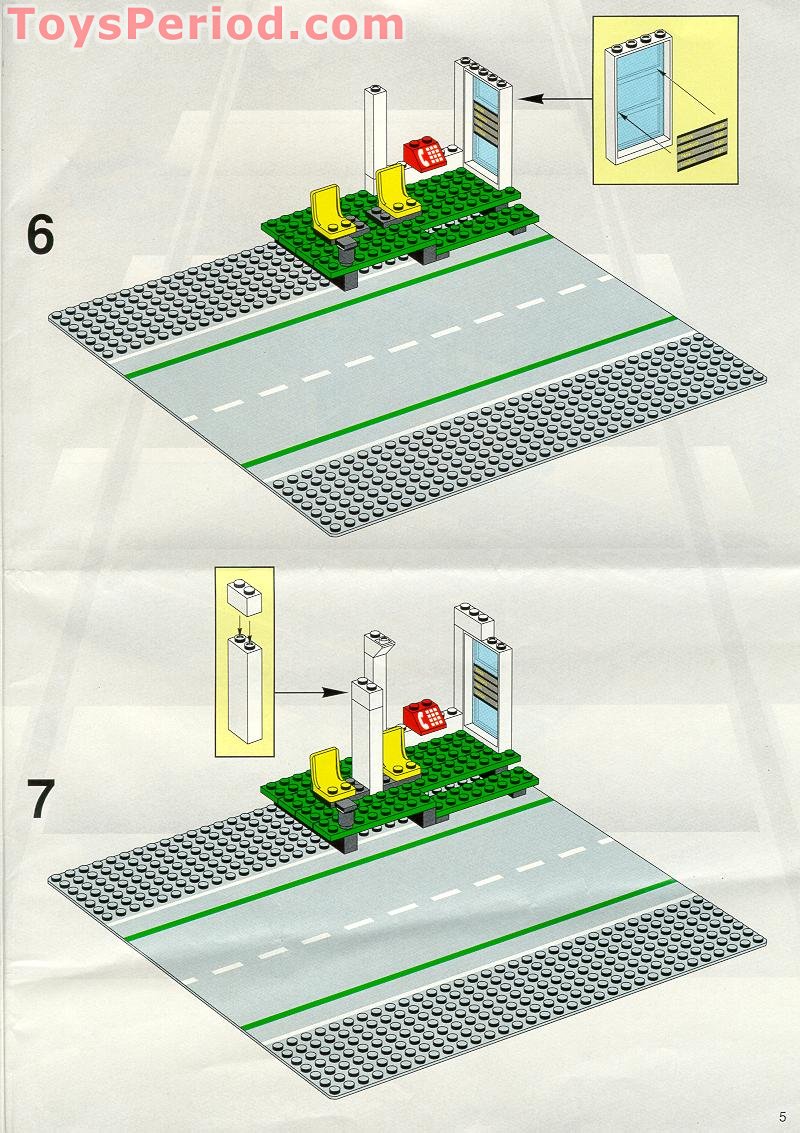 LEGO 4532 Manual Level Crossing Instructions and Parts List