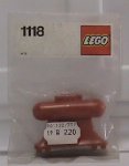 LEGO 1118 Red Boat Weight Set Parts List