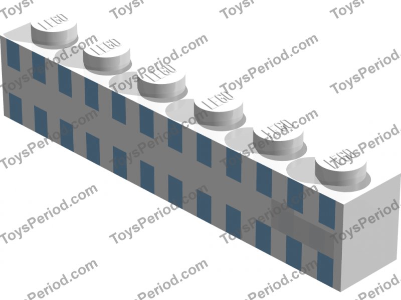 LEGO Sets with Part 3009p21 Brick 1 x 6 with Light Blue Squares Pattern ...