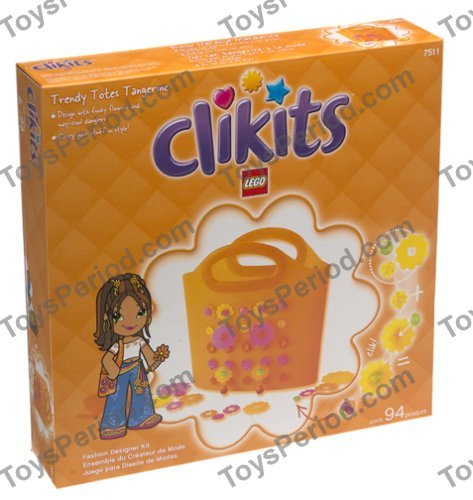 LEGO 7511 Trendy Tote Tangerine Instructions and Parts List