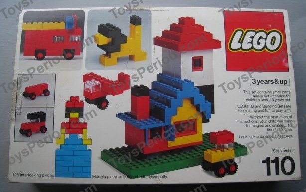 LEGO 110-1 Universal Building Set Parts List