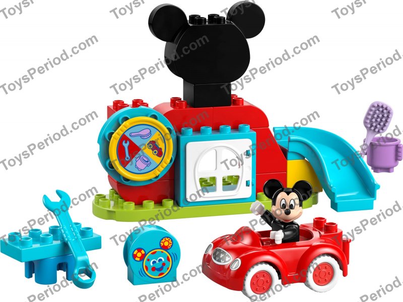 LEGO 10454 Mickey Mouse Clubhouse & Car Set Parts List
