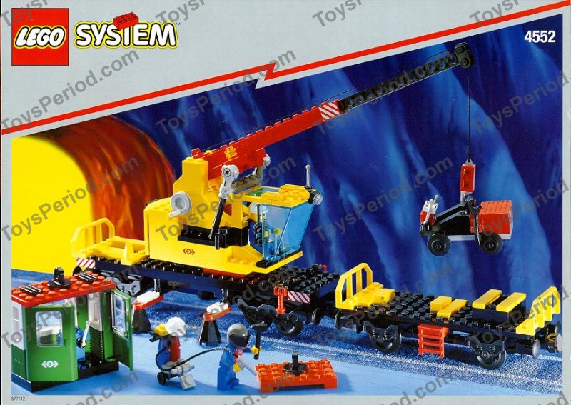LEGO 4552 Cargo Crane Instructions and Parts List