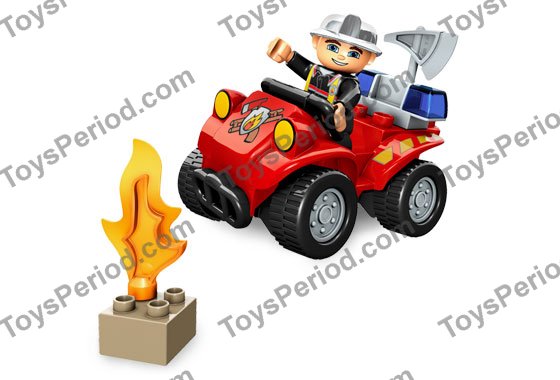 LEGO 5603 Fire Chief's Car Instructions and Parts List
