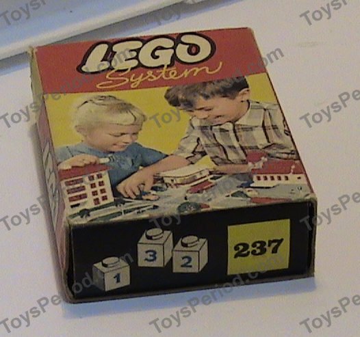 LEGO 237 Number Bricks Instructions and Parts List