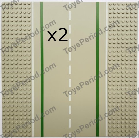 Town Theme Sets - LEGO 6312 Two Straight Road Plates Vintage 1986 ...