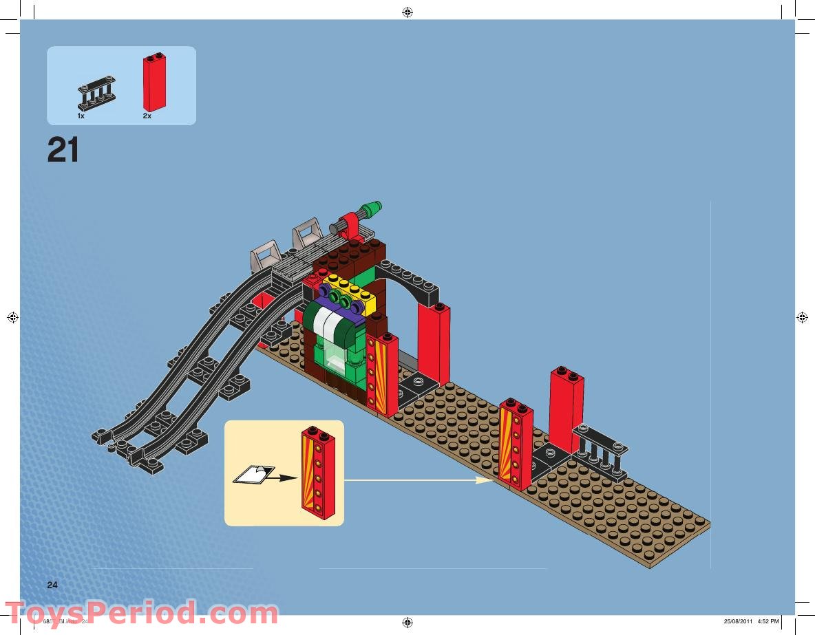 LEGO 6857 The Dynamic Duo Funhouse Escape Instructions and Parts List