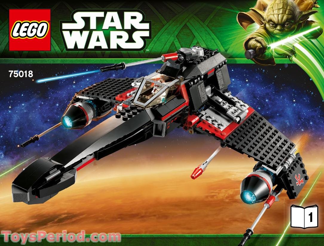 LEGO 75018 Jek-14's Stealth Starfighter Instructions and Parts List