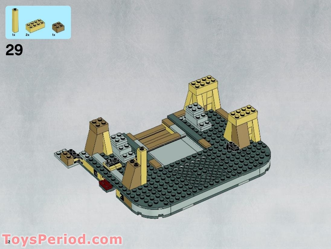 LEGO 9516 Jabba's Palace Instructions and Parts List