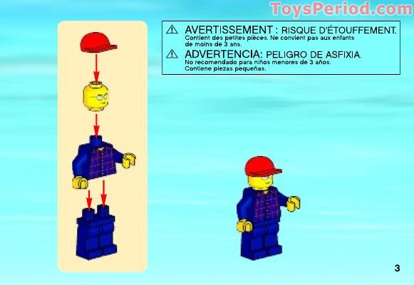 LEGO 3178 Seaplane Instructions and Parts List