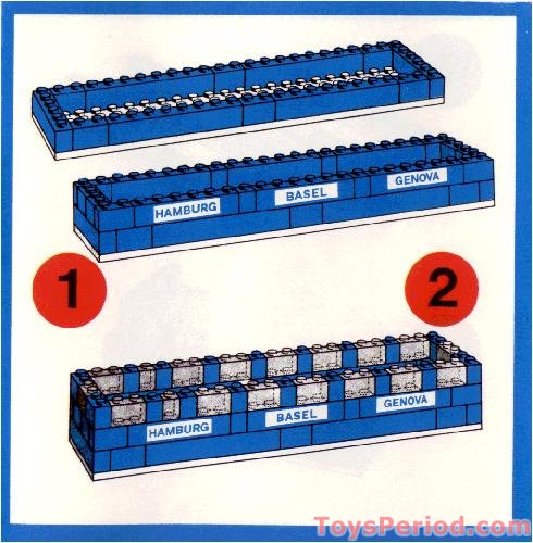 LEGO 113-2 Motorized Train Set Instructions and Parts List