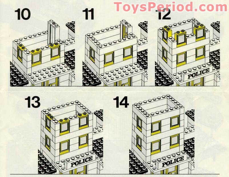 LEGO 370 Police Headquarters Instructions and Parts List