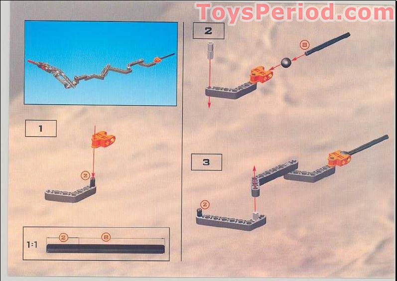LEGO 10023 Bionicle Master Builder Set Instructions and Parts List