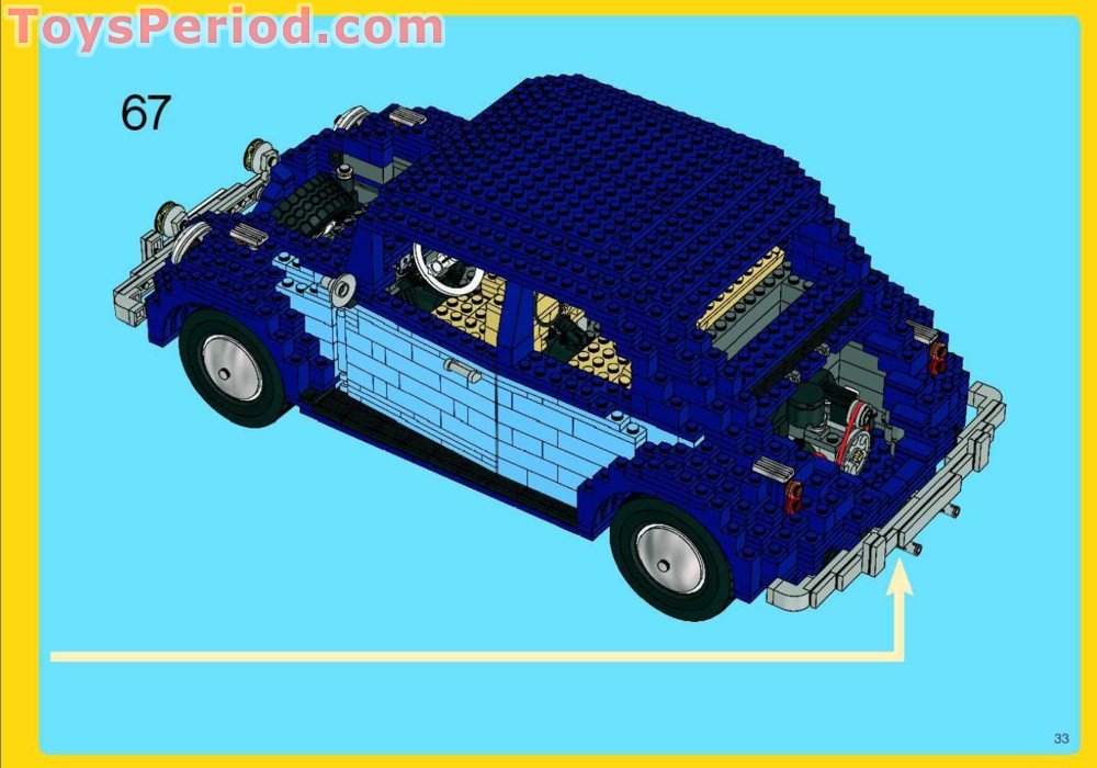 LEGO 10187 Volkswagen Beetle (VW Beetle) Instructions and Parts List