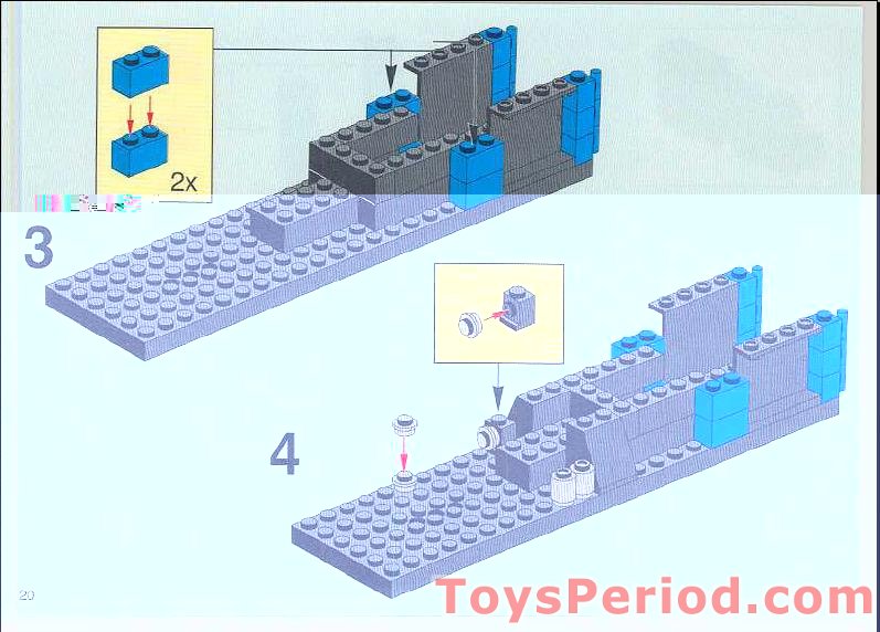 LEGO 3741 My Own Train - Large Engine, Plain Without Trim Instructions ...