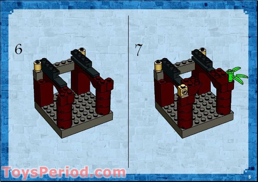 LEGO 4751 Harry and the Marauder's Map Instructions and Parts List