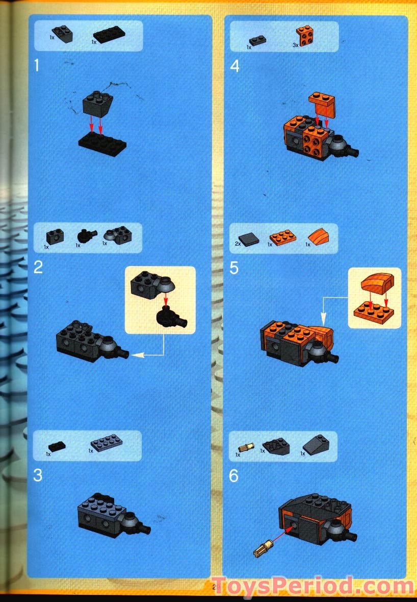 LEGO 4508 Titan Xp Instructions and Parts List