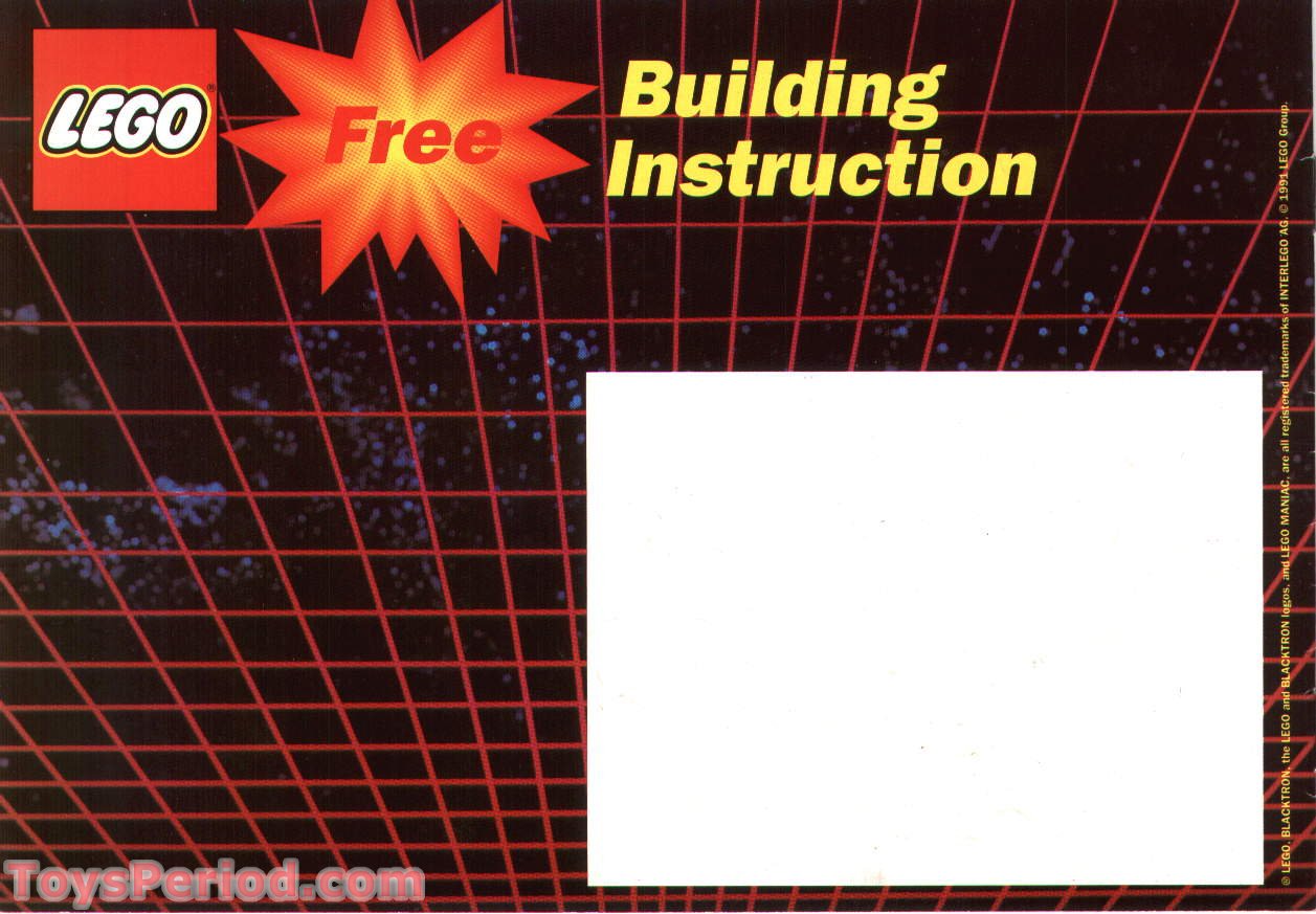 LEGO 6861-2 Blacktron Super Vehicle (Super Model Instructions ...