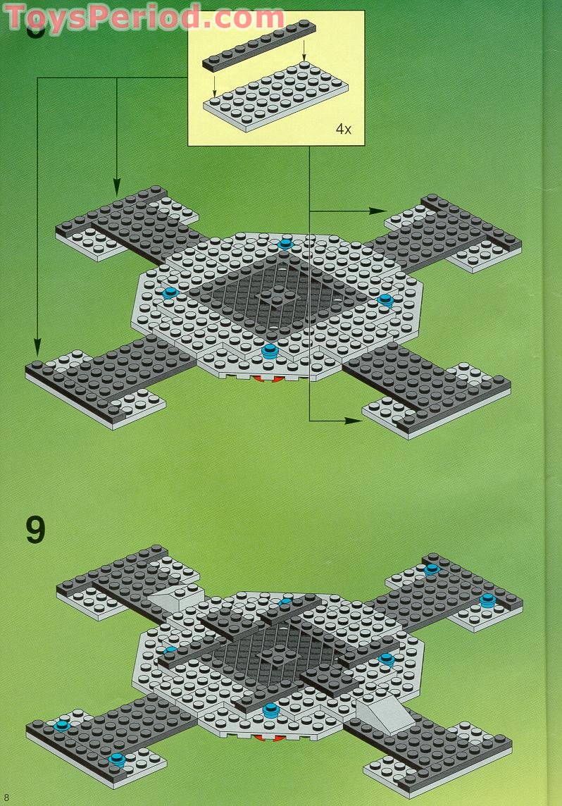 LEGO 6975 Alien Avenger Instructions and Parts List