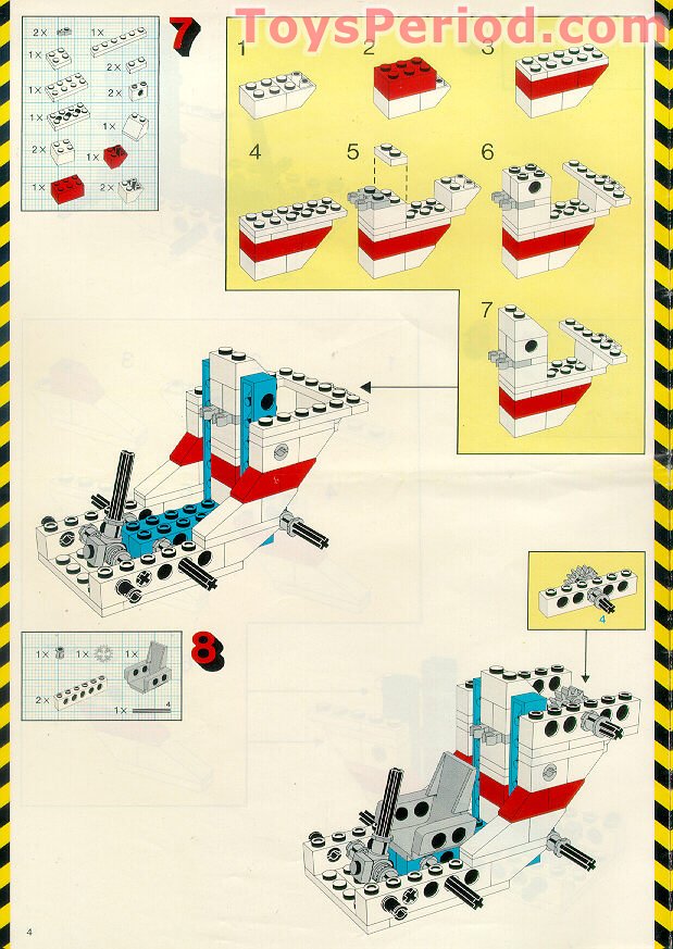 LEGO 8640 Polar Copter Instructions and Parts List