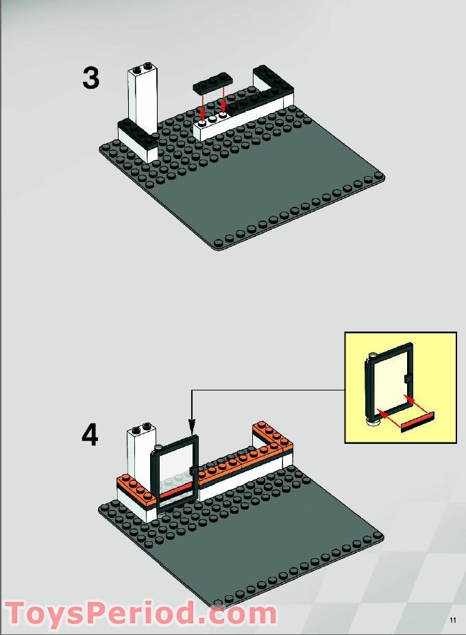LEGO 8135 Bridge Chase Instructions and Parts List