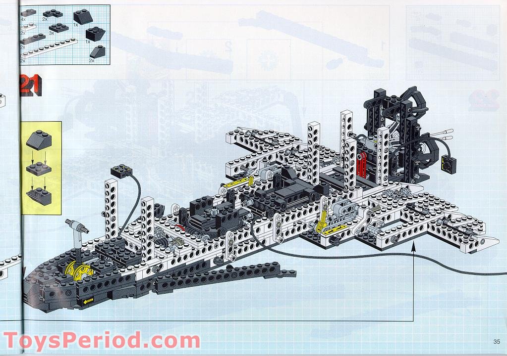 LEGO 8480 Space Shuttle Instructions and Parts List