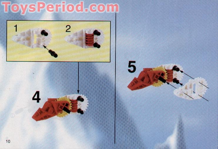 LEGO 8501 Ice Slizer Instructions and Parts List