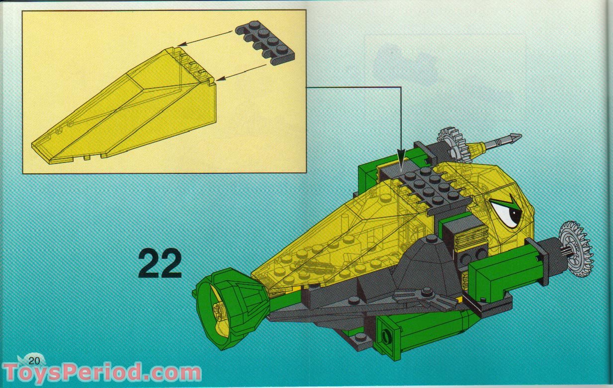 LEGO 2160 Crystal Scavenger Instructions and Parts List