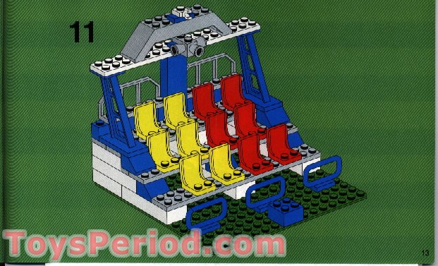 LEGO 3308 Shell Promotional Soccer Set - Tribune Instructions and Parts ...