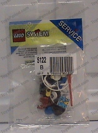 LEGO 5122 Pirate Accessories Set Parts List