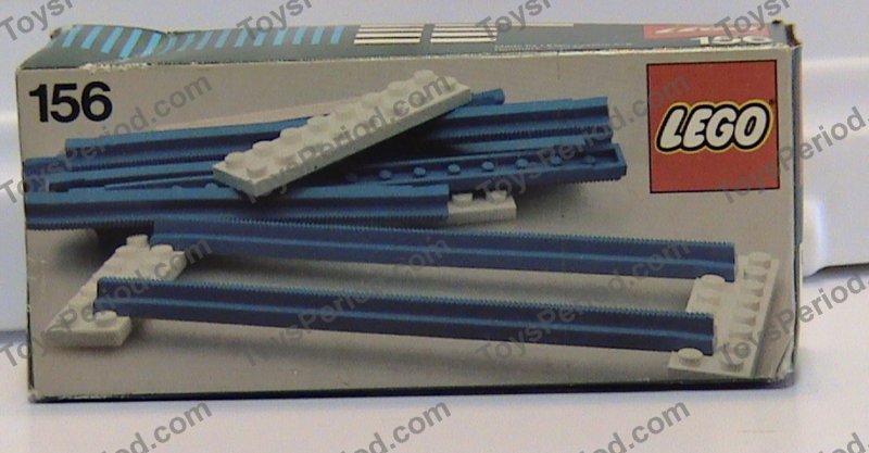 LEGO 156-2 Straight Track Instructions and Parts List