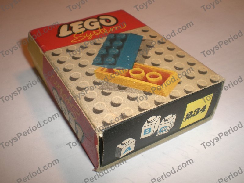 LEGO 234 Letter Bricks Instructions and Parts List