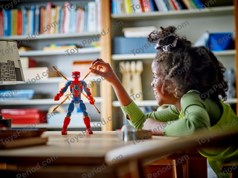 LEGO 76298 Iron Spider-Man Construction Figure Set Parts List