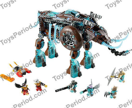 LEGO 70145 Maula's Ice Mammoth Stomper Set Parts List