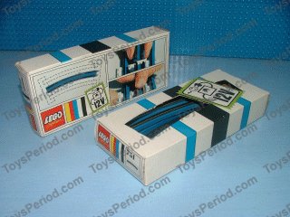 LEGO 751-1 8 Curved 12v Conducting Rails Set Parts List