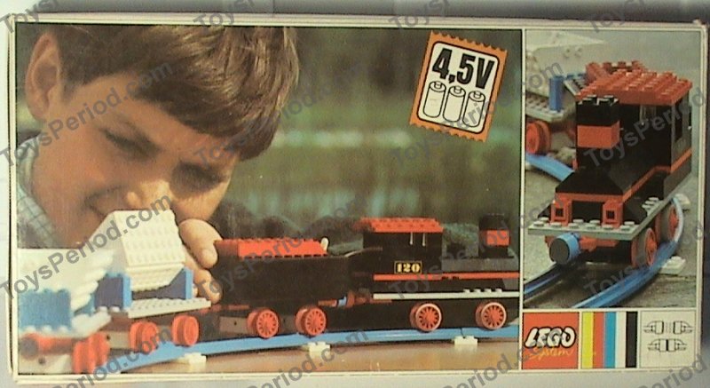 LEGO 120-1 Complete Freight Train Set with Tipper Trucks Instructions ...