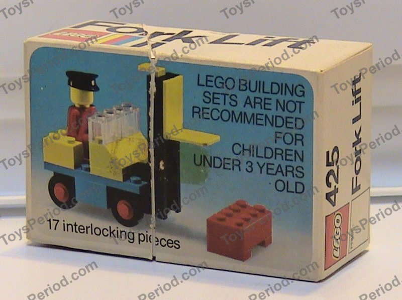 LEGO 425 Fork Lift Instructions and Parts List