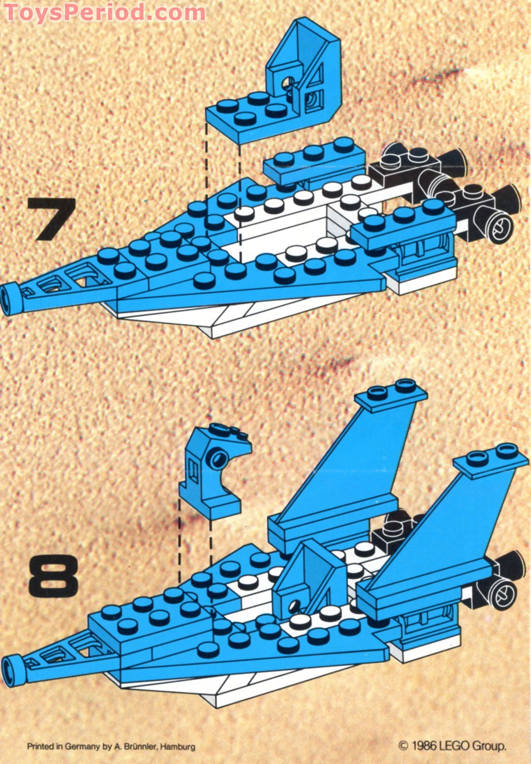 LEGO 6845 Cosmic Charger Instructions and Parts List