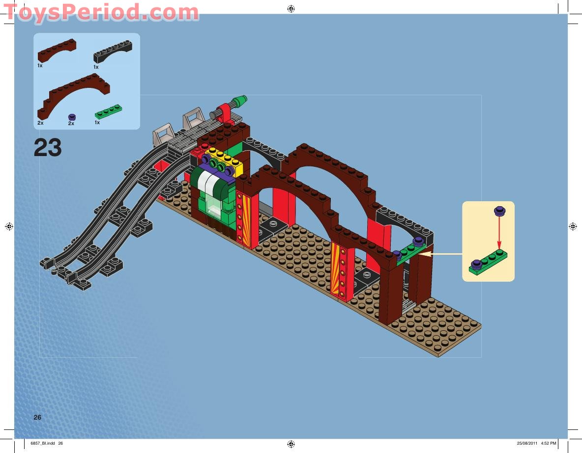 LEGO 6857 The Dynamic Duo Funhouse Escape Instructions and Parts List