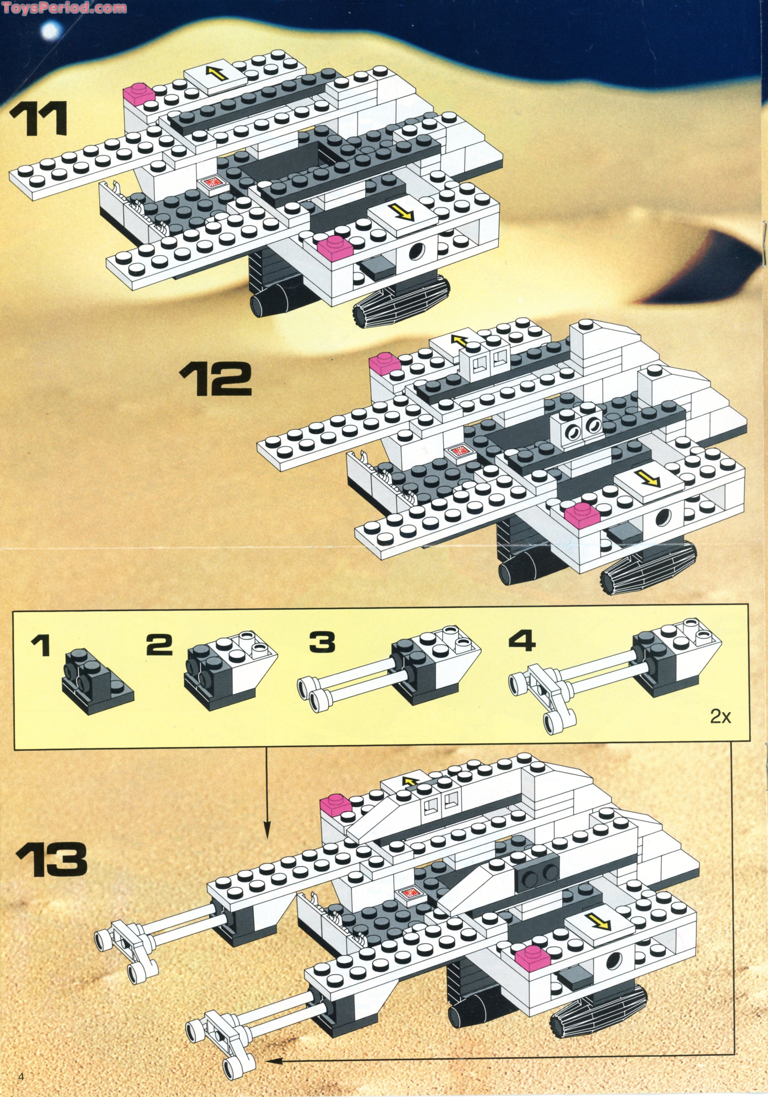 LEGO 6932 Stardefender 200 Instructions and Parts List