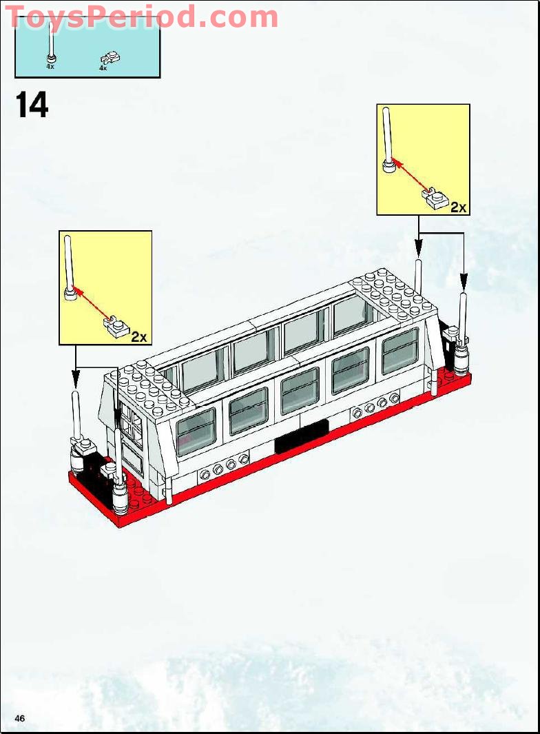 LEGO 10173 Holiday Train Instructions and Parts List