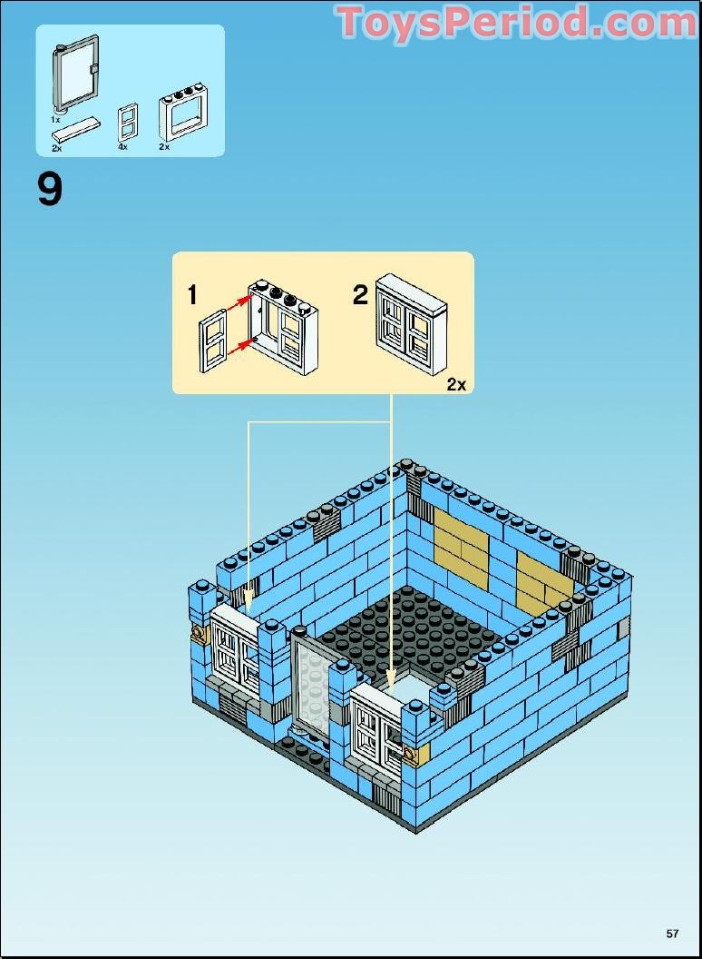 LEGO 10190 Market Street Instructions and Parts List