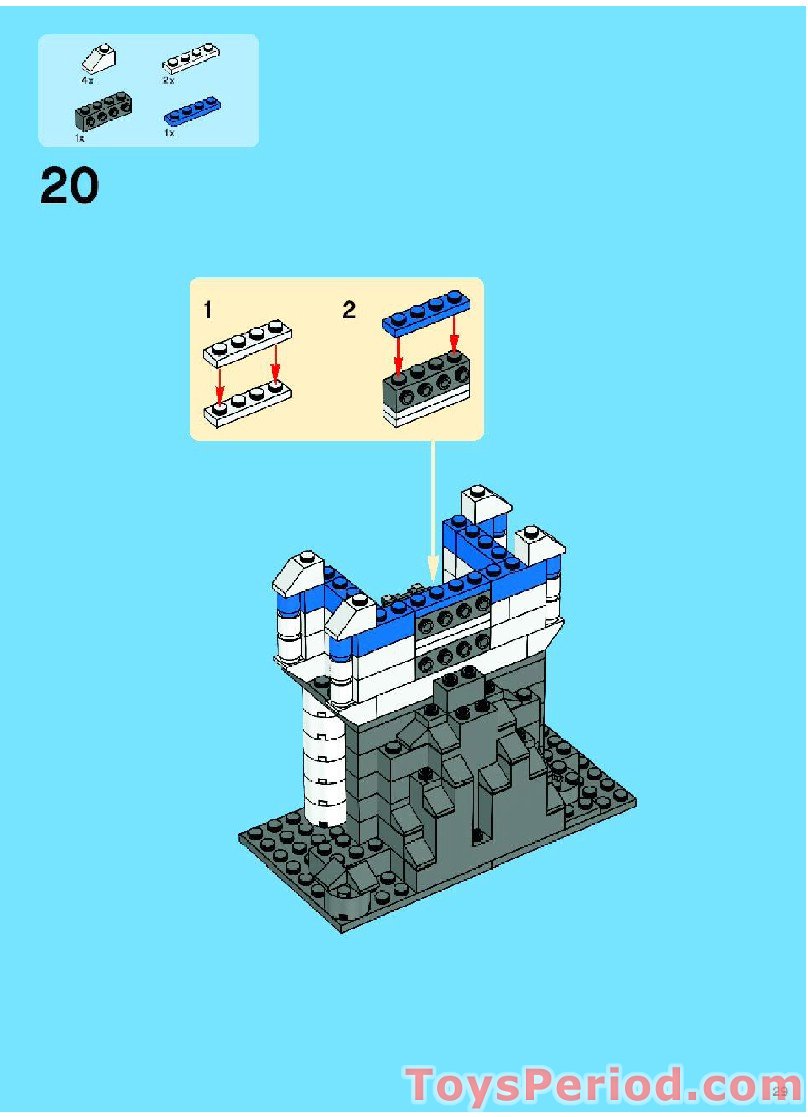 LEGO 10191 Star Justice Instructions and Parts List