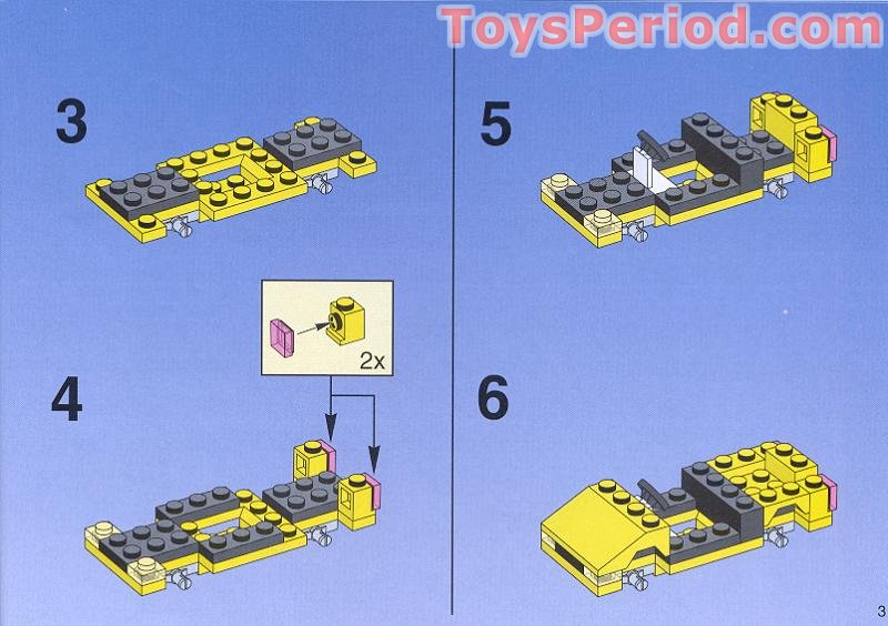 LEGO 1255-1 Shell Promotional Set - Service Station Series - Car Wash ...