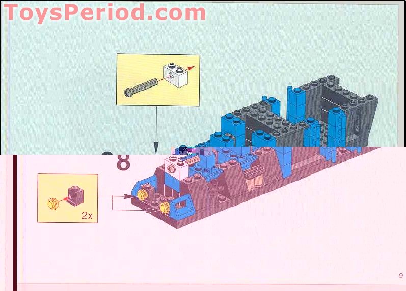 LEGO 3741 My Own Train - Large Engine, Plain Without Trim Instructions ...
