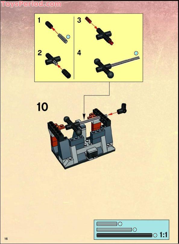 LEGO 4767 Harry and the Hungarian Horntail Instructions and Parts List