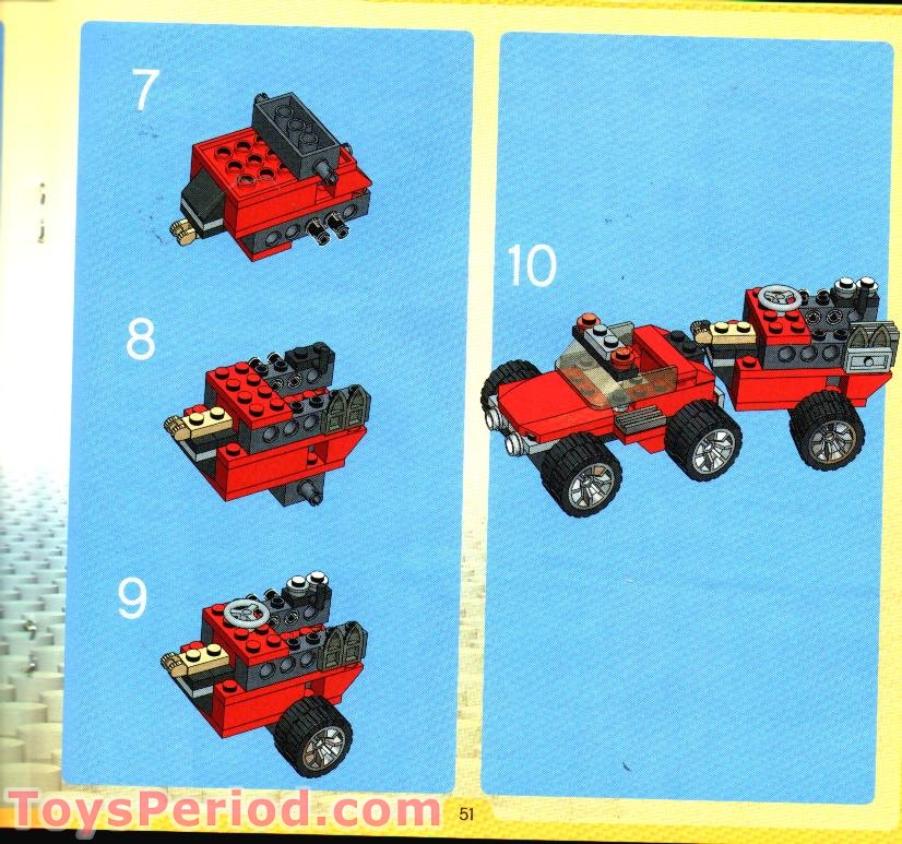 LEGO 4883 Gear Grinders Instructions and Parts List