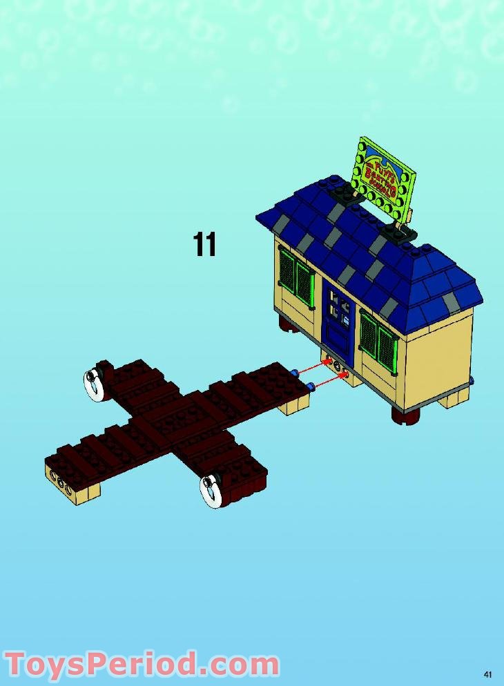 LEGO 4982 Mrs. Puff's Boating School Instructions and Parts List