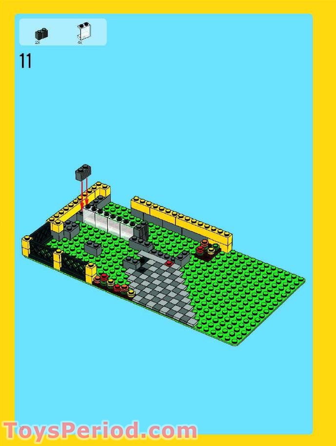 LEGO 4996 Beach House Instructions and Parts List